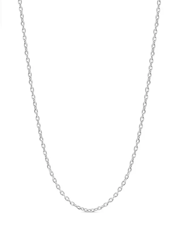 NIALAYA JEWELRY Rolo Chain Necklace - Silver