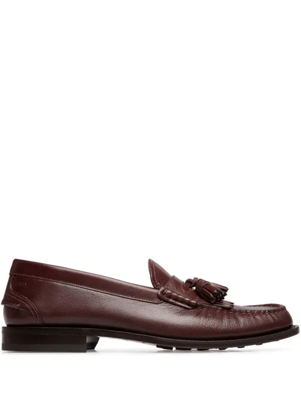 Bally Oregan Tassel-detail Leather Loafers - Brown