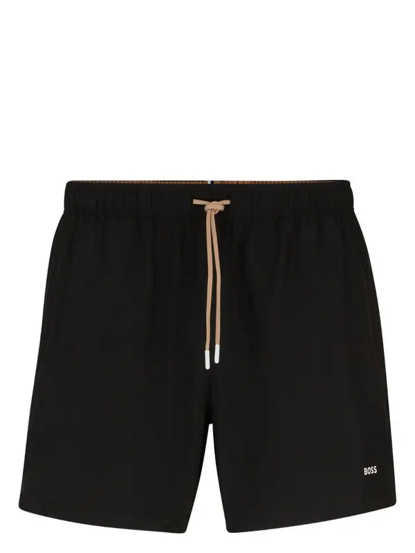 BOSS Quick-dry Swim Shorts With Logo Detail