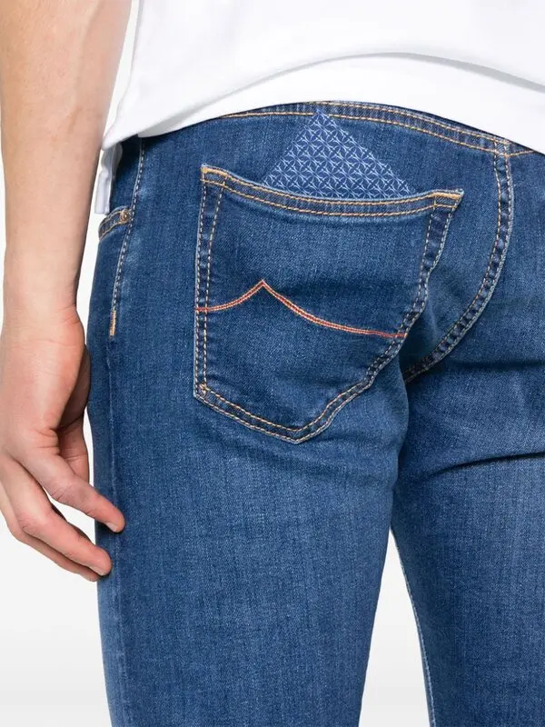 Jacob Cohen Nick Mid-rise Slim-fit Jeans