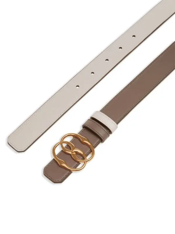 Bally Emblem Leather Belt