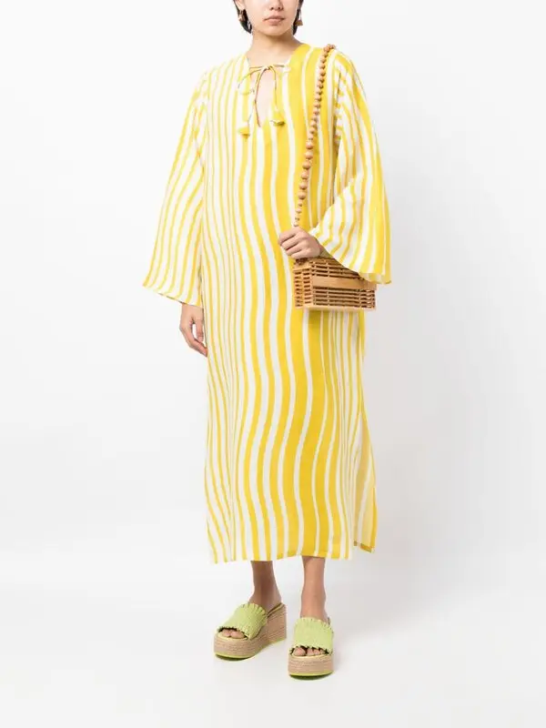 BAMBAH Sicily Striped Kaftan Dress