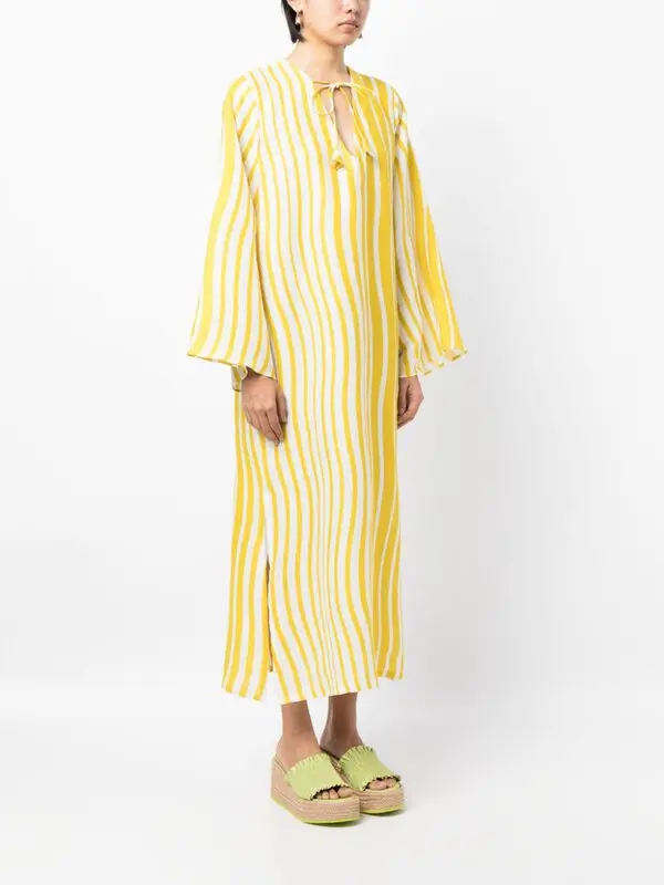 BAMBAH Sicily Striped Kaftan Dress