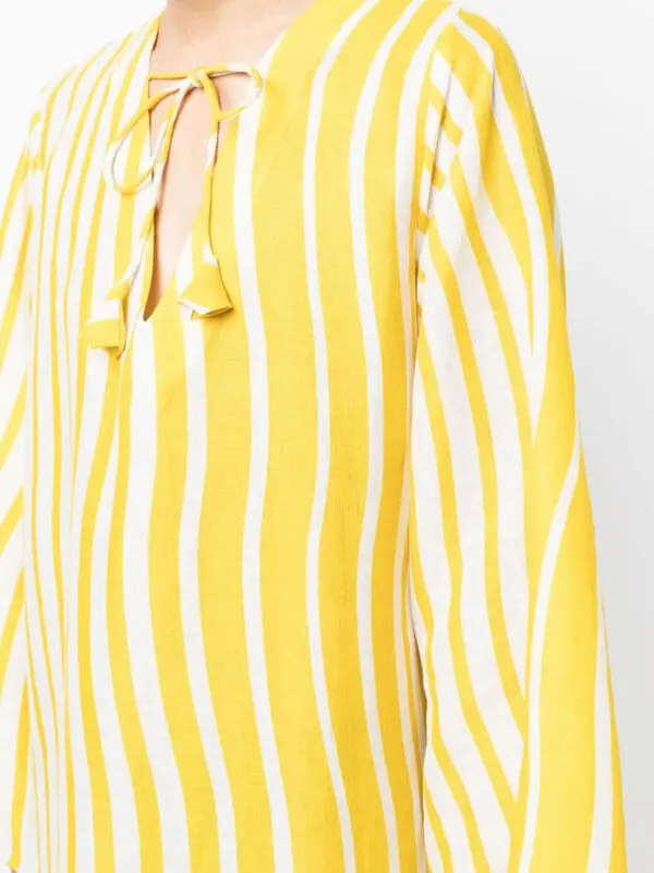 BAMBAH Sicily Striped Kaftan Dress