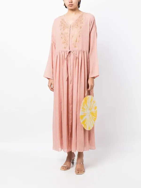 BAMBAH Stud-embellished Kaftan Dress