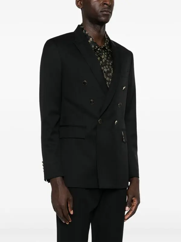 ERALDO Double-breasted Blazer - Black