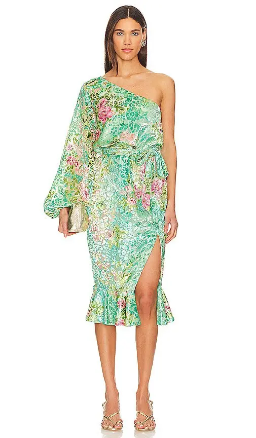 Hemant & Nandita Veena Midi Dress