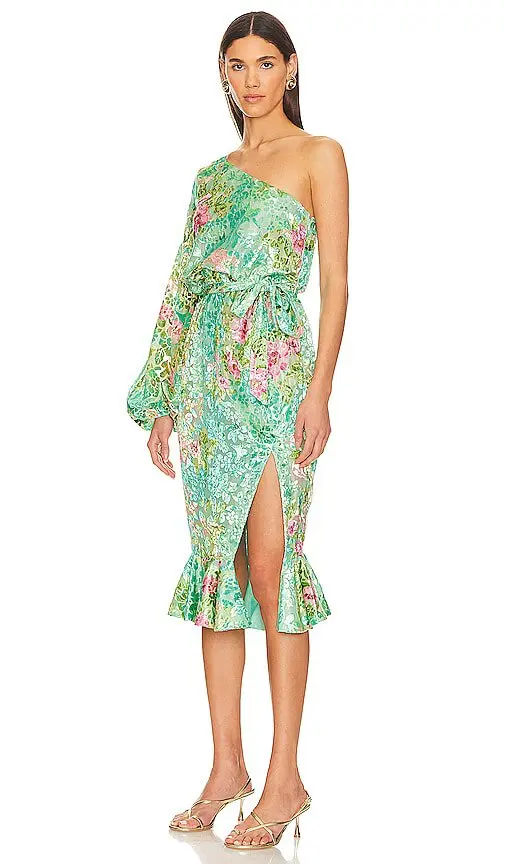 Hemant & Nandita Veena Midi Dress