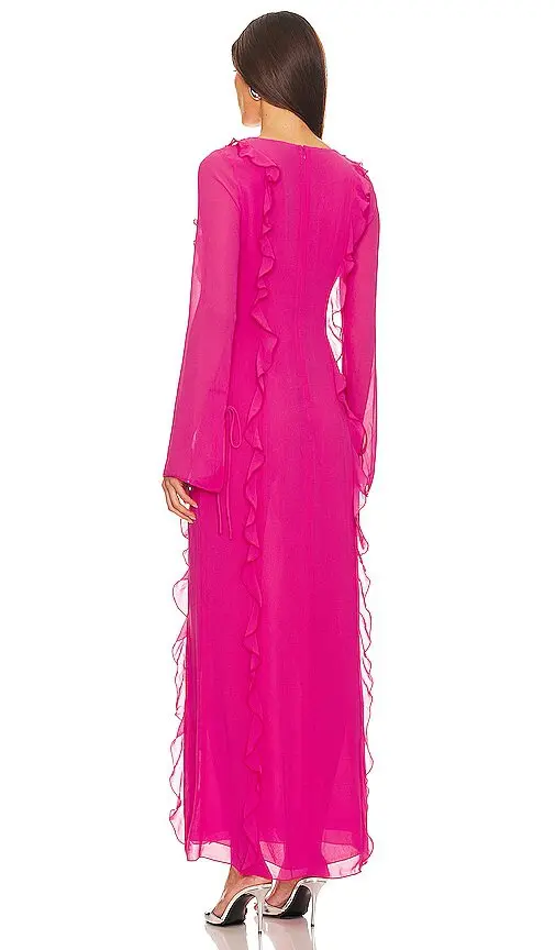 Nbd Janvi Maxi Dress In Hot Pink - 30% Off | Editorialist