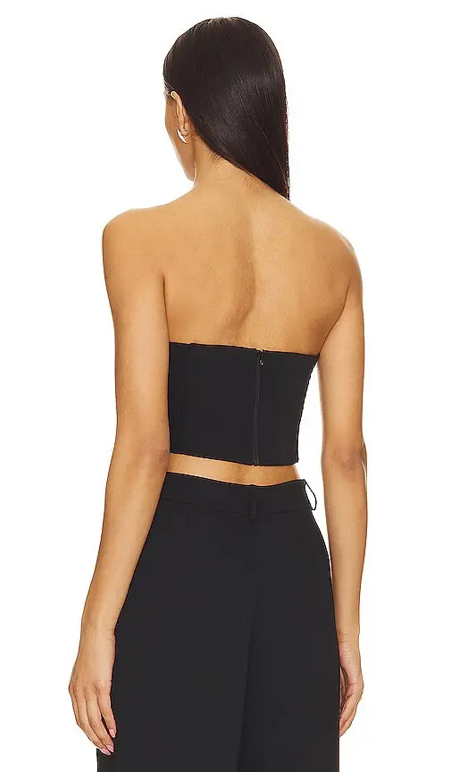 Amanda Uprichard Sabine Crop Top