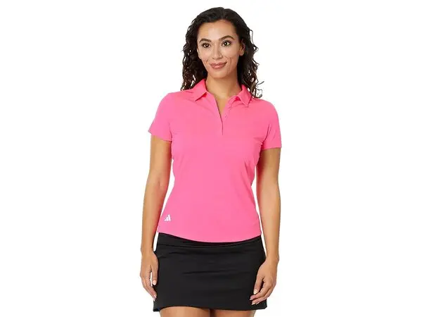Adidas Performance Solid Short Sleeve Golf Polo Shirt Clothing - Pink
