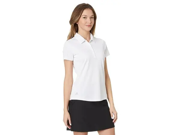 Adidas Performance Solid Short Sleeve Golf Polo Shirt Clothing - White