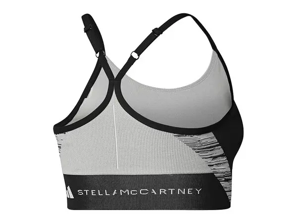 Adidas By Stella McCartney Truestrength Seamless Yoga Light Support Sports Bra Bra - Black