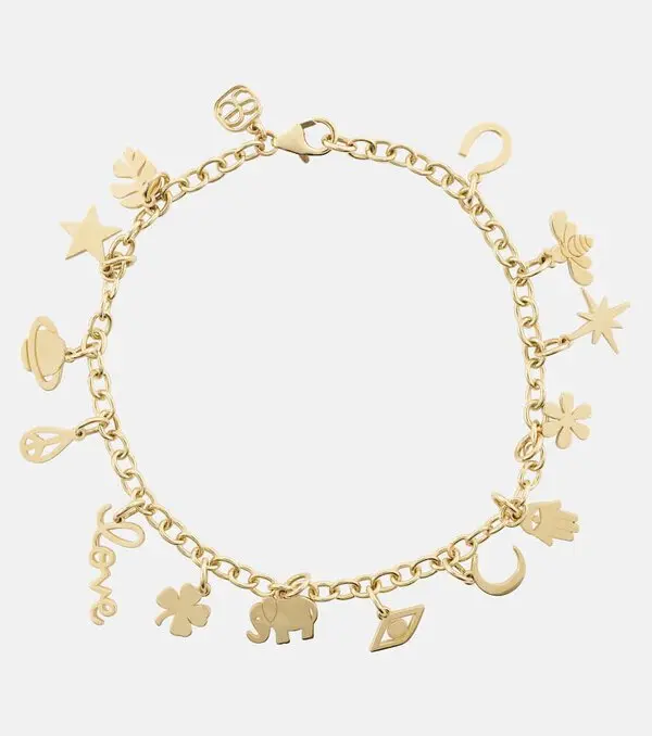 SYDNEY EVAN 14kt Yellow Charm Bracelet - Gold