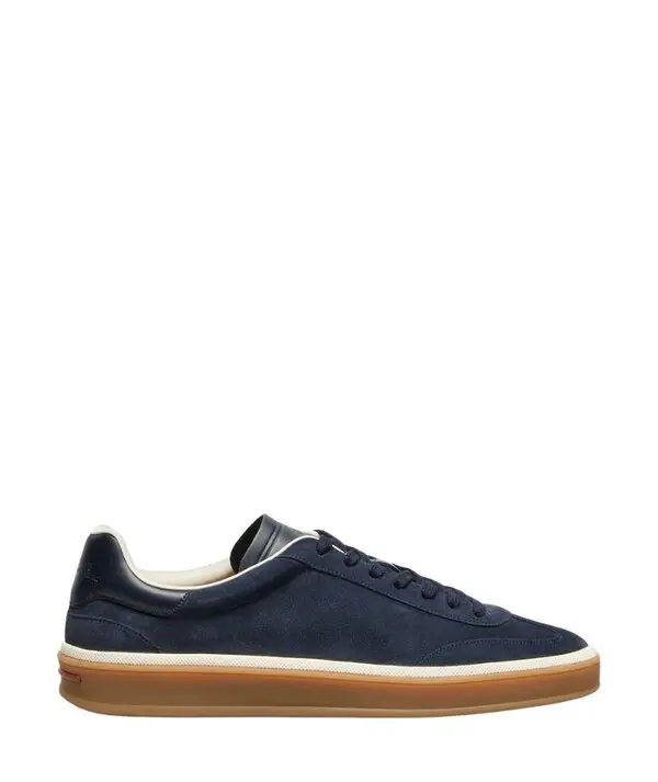Loro Piana Tennis Walk Suede Sneakers - Blue