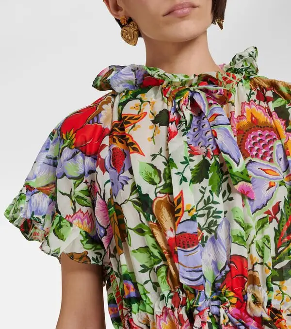 Etro Floral Cotton Blouse