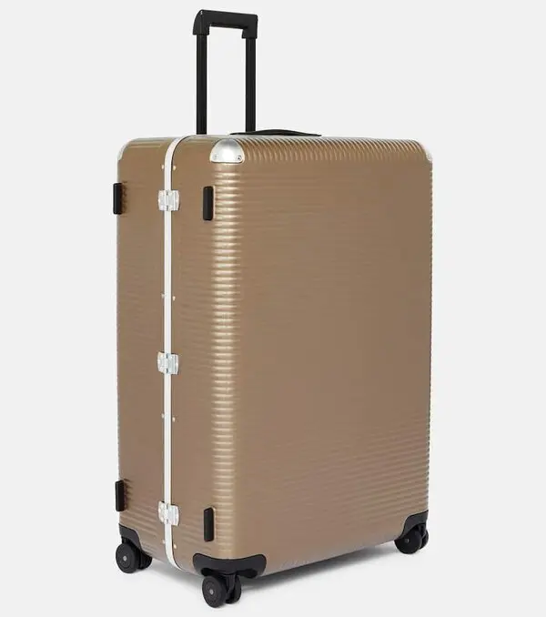 FPM MILANO Bank Light Trunk On Wheels Suitcase - Brown