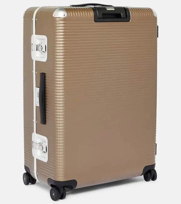 FPM MILANO Bank Light Trunk On Wheels Suitcase - Brown