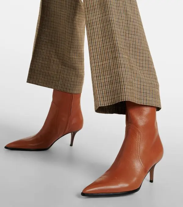Paris Texas Ashley Leather Ankle Boots