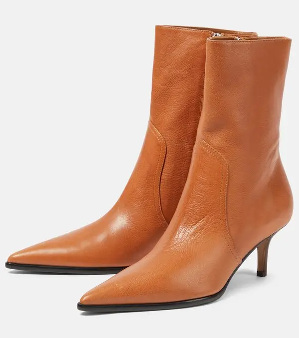 Paris Texas Ashley Leather Ankle Boots
