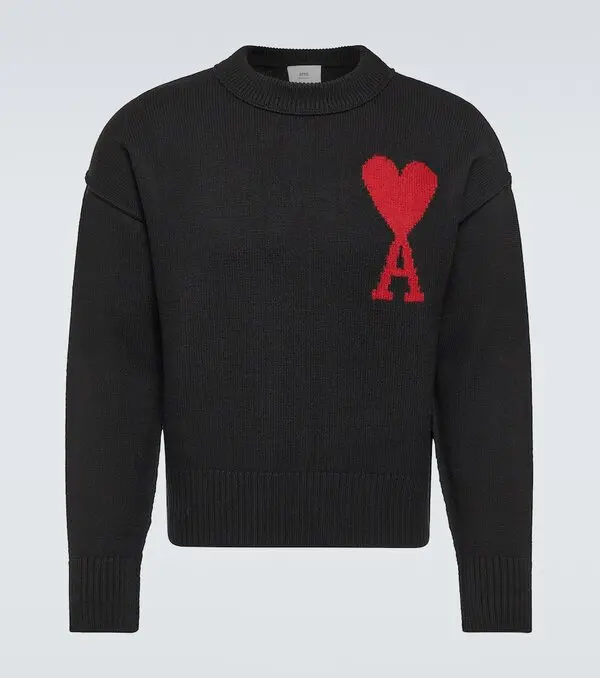 AMI Paris De Cœur Virgin Wool Sweater