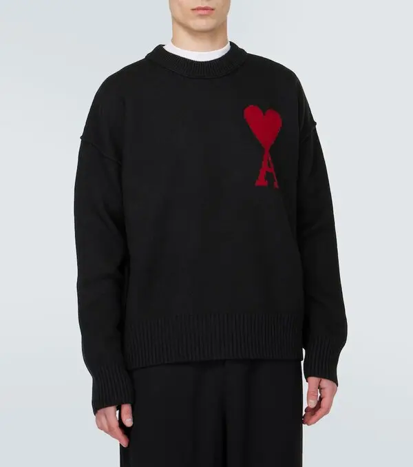 AMI Paris De Cœur Virgin Wool Sweater