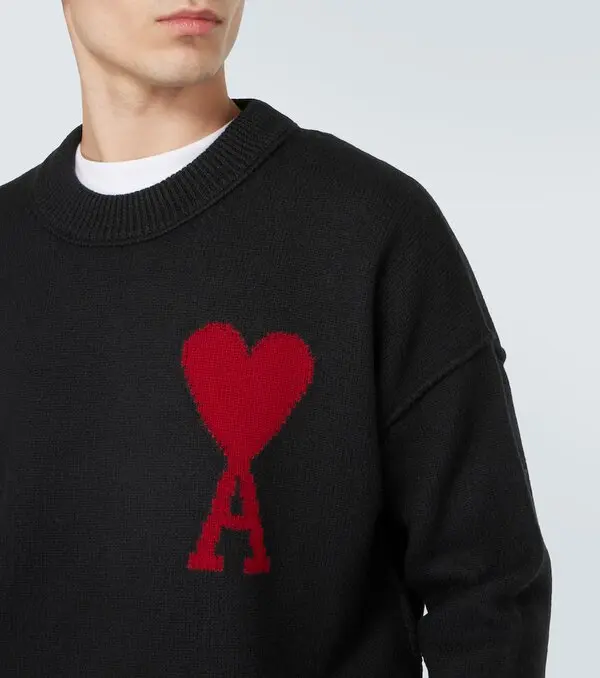 AMI Paris De Cœur Virgin Wool Sweater