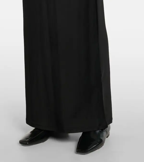 Tove Iana V-neck Maxi Dress In /grizzly - Black