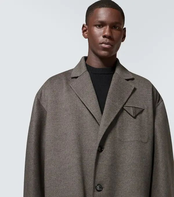 Bottega Veneta Wool And Cashmere Overcoat