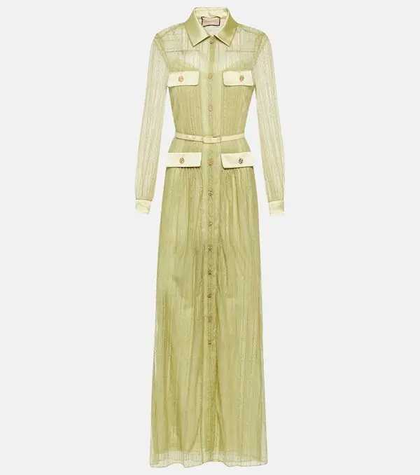 Gucci Horsebit Lace Maxi Dress