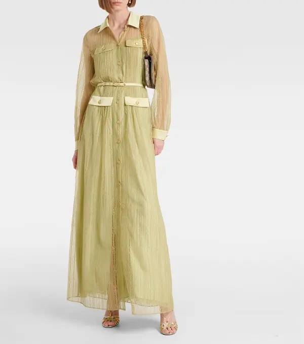 Gucci Horsebit Lace Maxi Dress