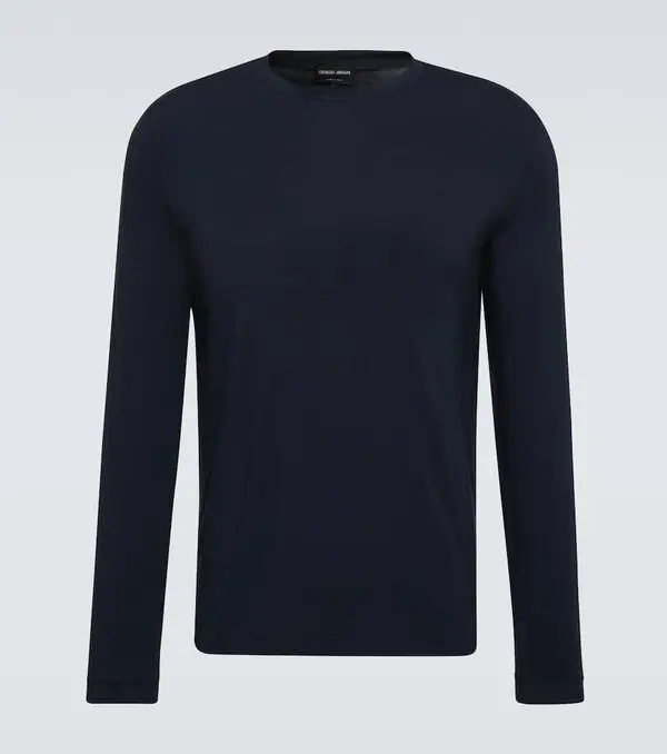 Giorgio Armani Jersey T-shirt - Blue