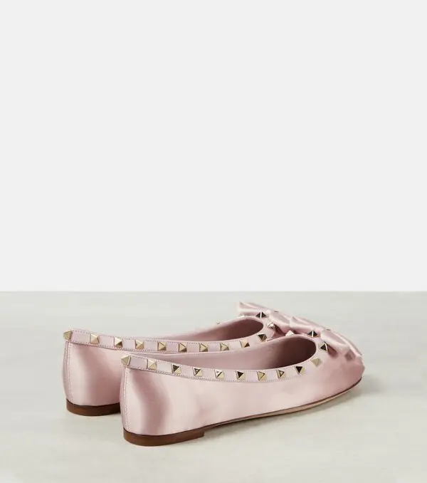 Valentino Garavani Rockstud Ballet Flats - Purple