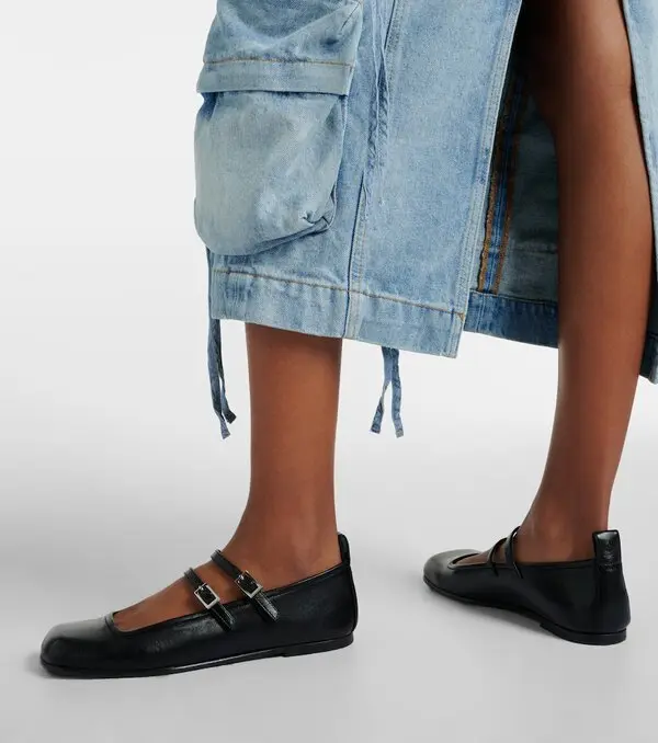 NODALETO Bulla Rina Leather Ballet Flats