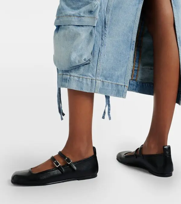 NODALETO Bulla Rina Leather Ballet Flats