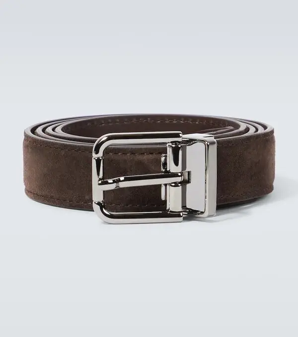 Dolce & Gabbana 25mm Leather Belt - Black
