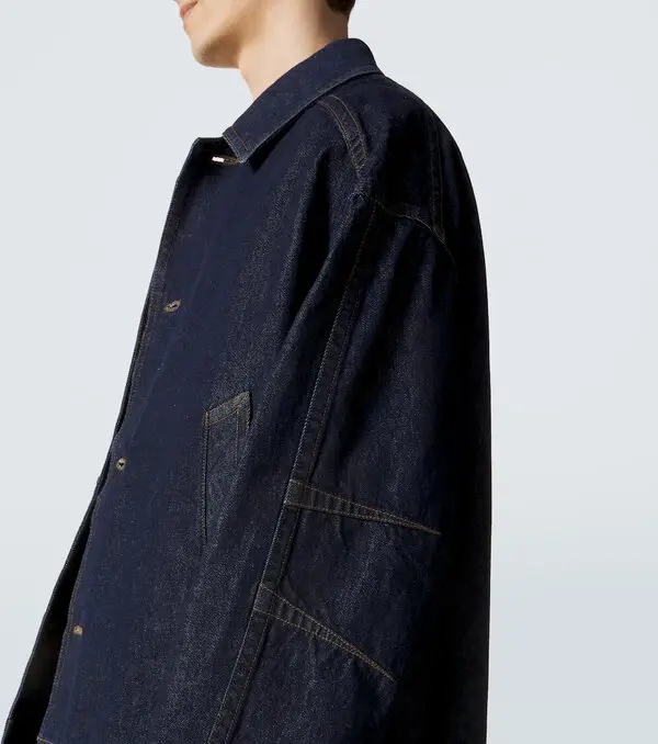 Dries Van Noten Indigo Denim Jacket - Blue