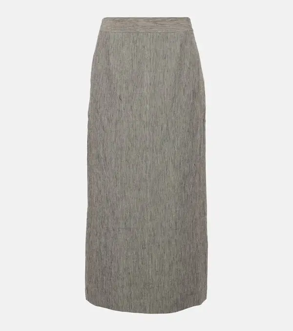 Tove Romilie Linen Maxi Skirt