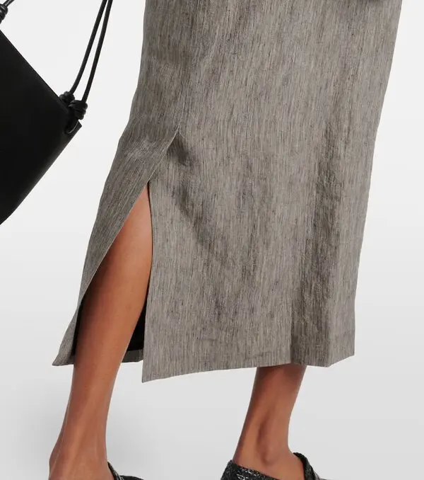 Tove Romilie Linen Maxi Skirt