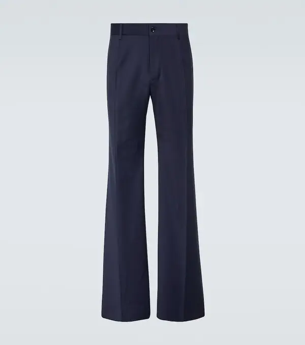 Dolce & Gabbana Flared Trousers - Blue