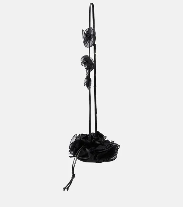 Magda Butrym Floral-appliqué Bucket Bag