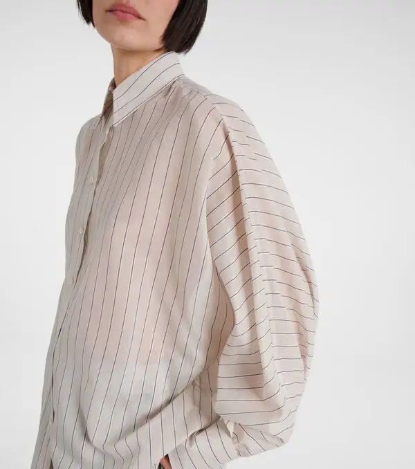 Brunello Cucinelli Cotton-blend Lamé Shirt