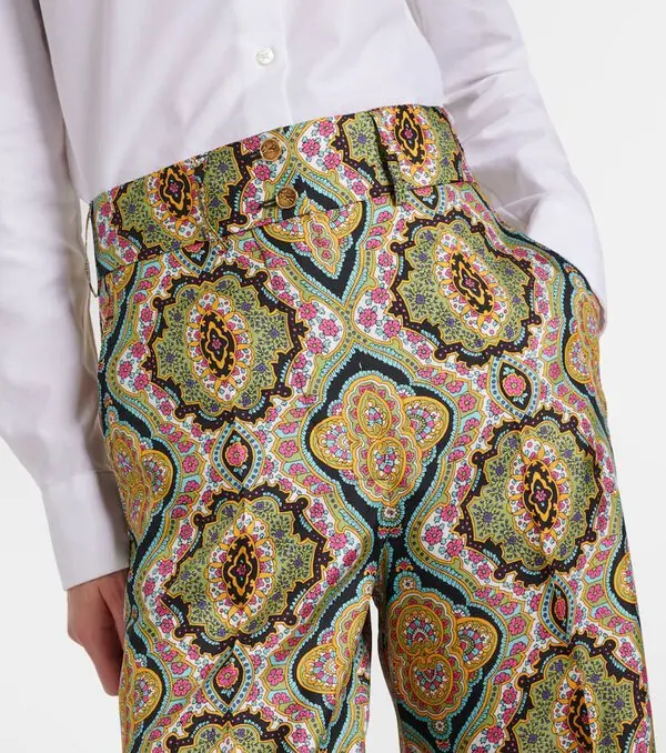Etro Printed Wide-leg Pants - Multicoloured