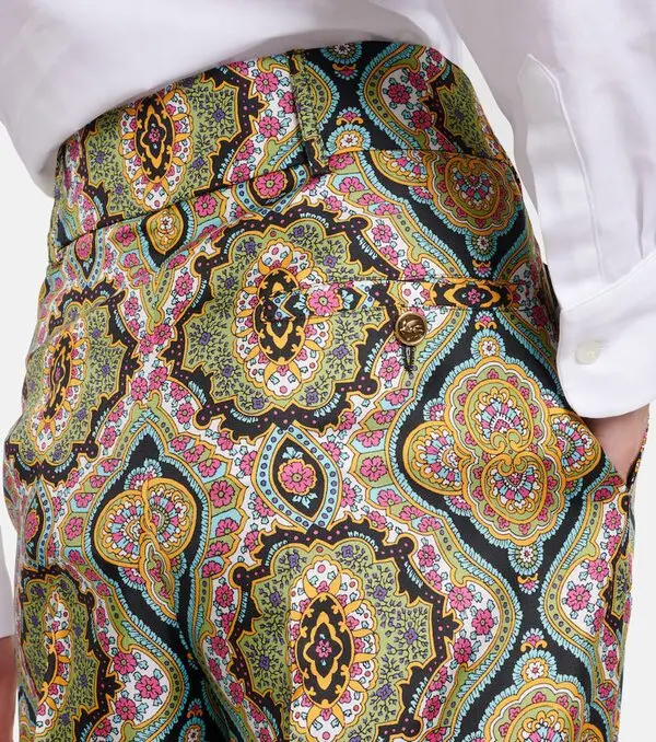 Etro Printed Wide-leg Pants - Multicoloured