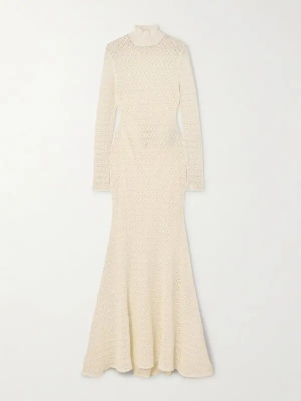 TOM FORD Crocheted Gown