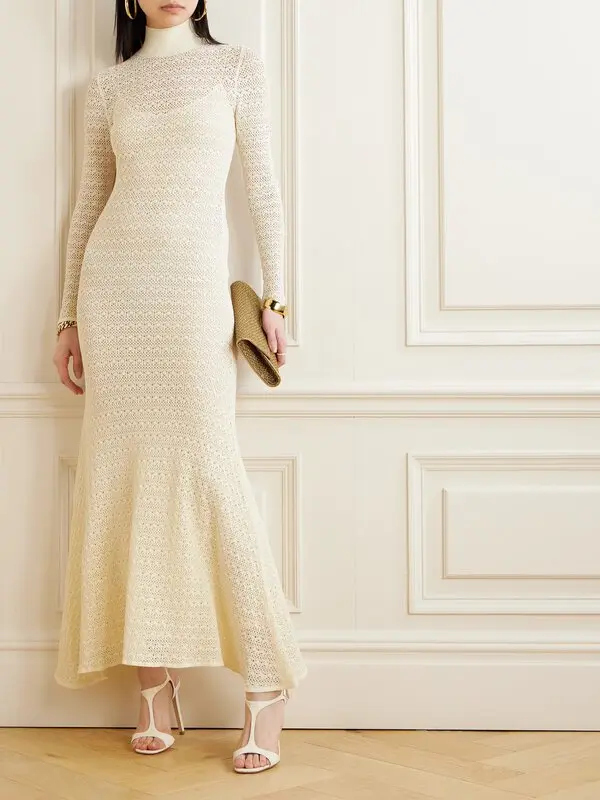 TOM FORD Crocheted Gown