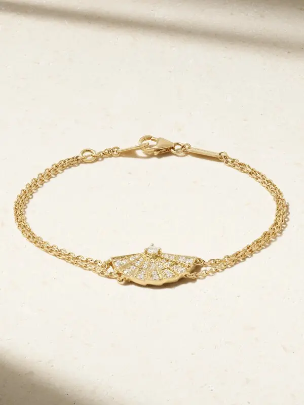 GARRARD 18-karat Diamond Bracelet - Gold