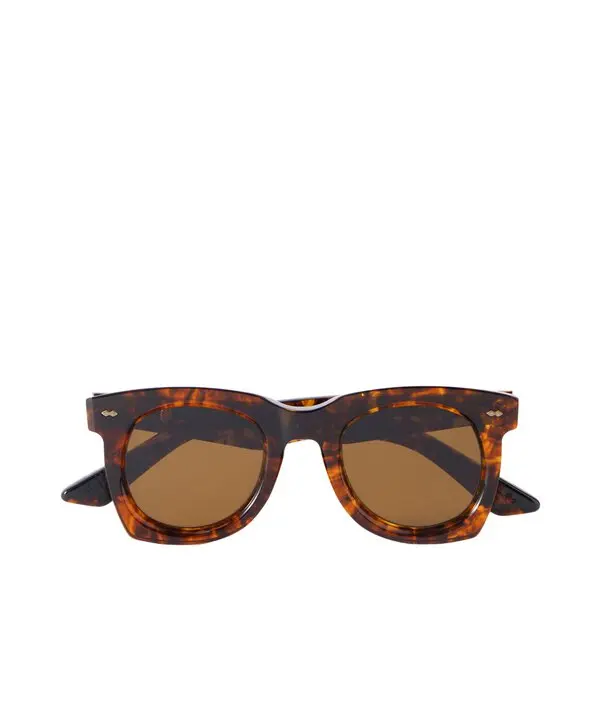 JACQUES MARIE MAGE Ava Square-frame Sunglasses - Brown