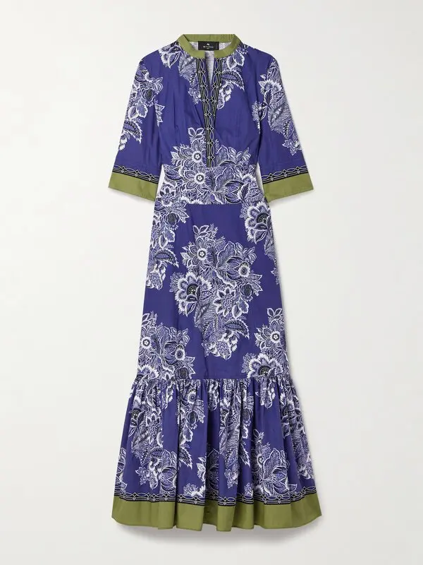 Etro Floral-print Midi Dress