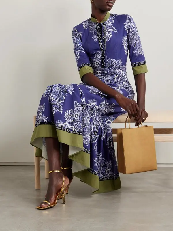 Etro Floral-print Midi Dress